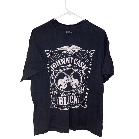 Cash | Shirts | Johnny Cash Black White Graphic Tshirt Xl | Poshmark